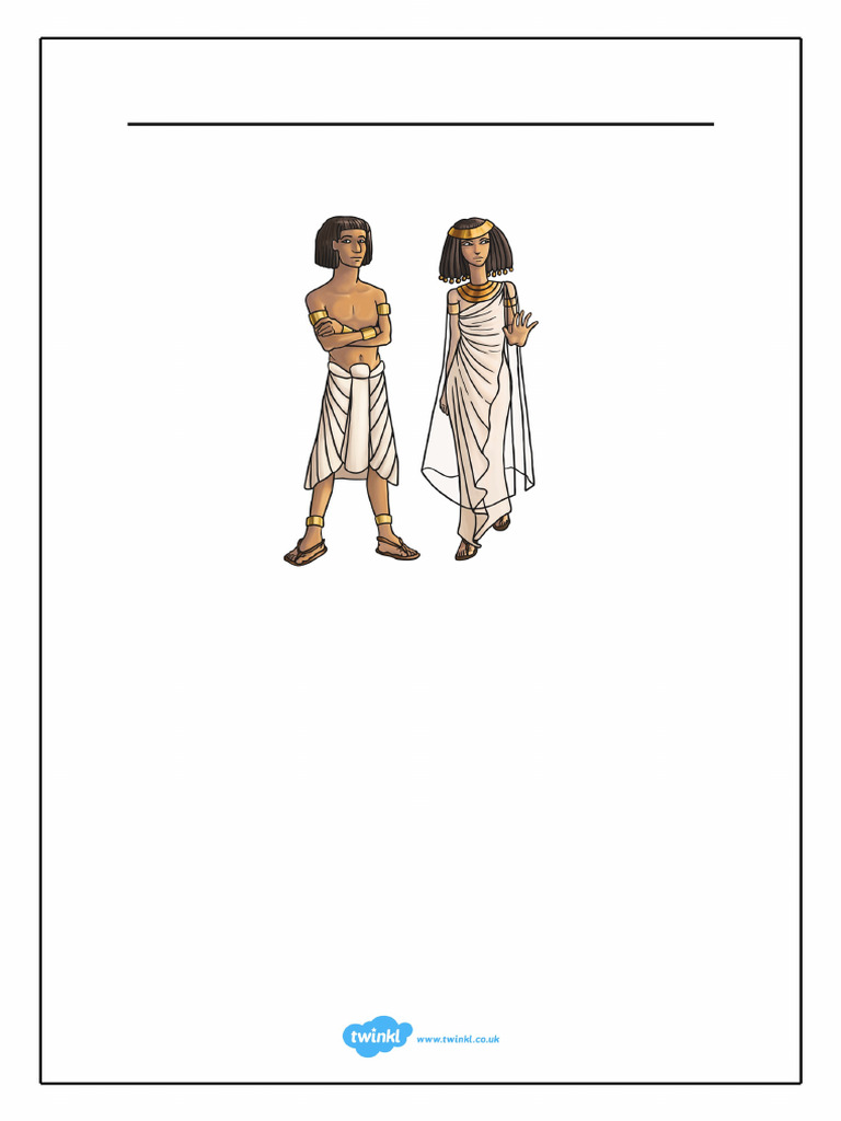 Ancient Egypt Writing Frames - Colour Blank | PDF