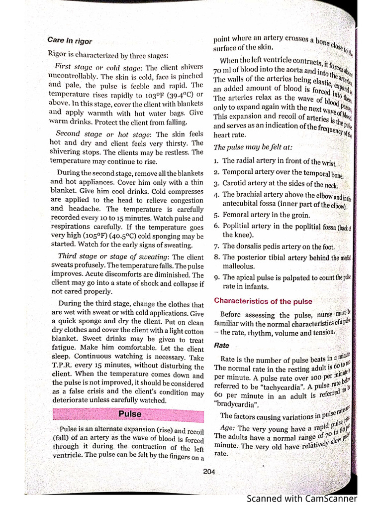 Rest Part of Vital Signs | PDF