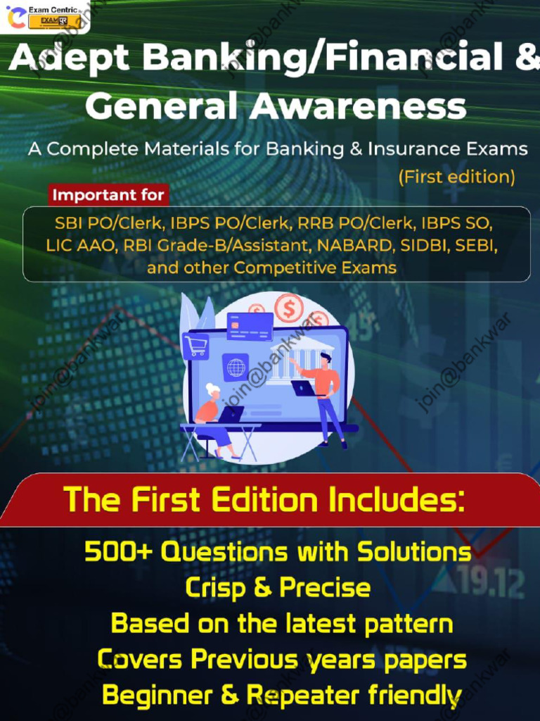 Examcentric Banking Awareness | PDF | Reserve Bank Of India | Banks