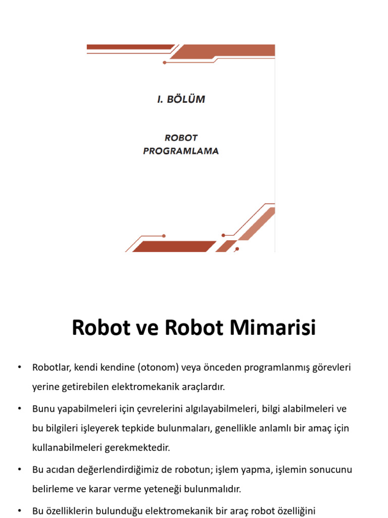 Robotik Kodlama | PDF