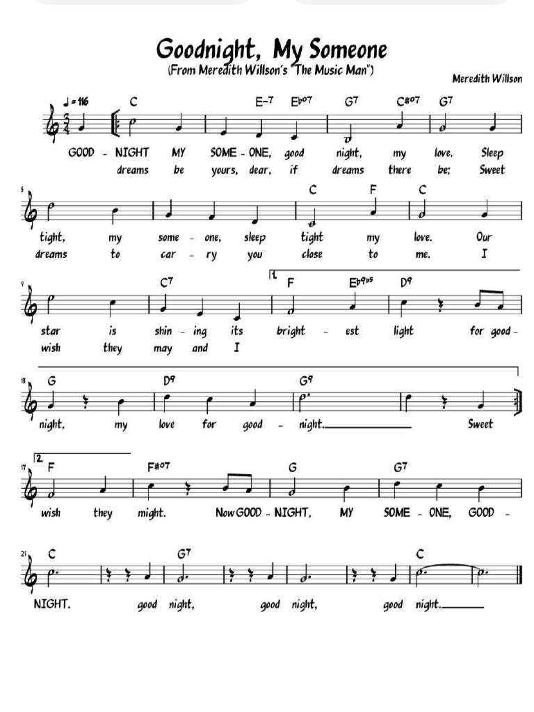 Adga3-Vals Good Night | PDF