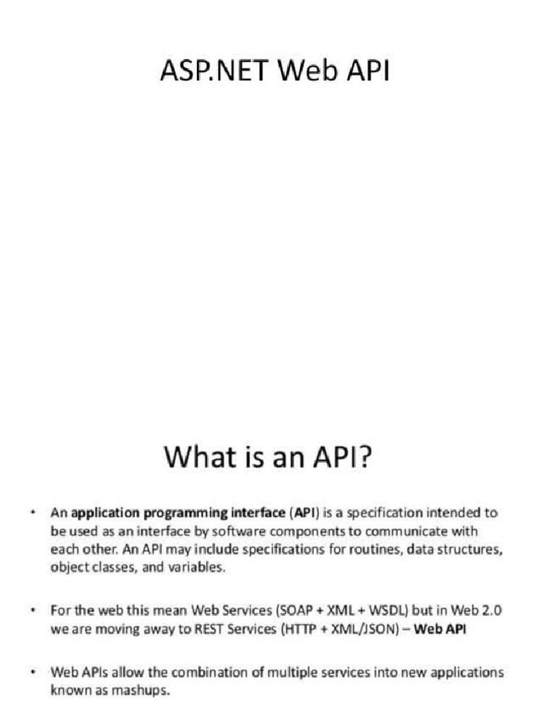 Web Api | PDF