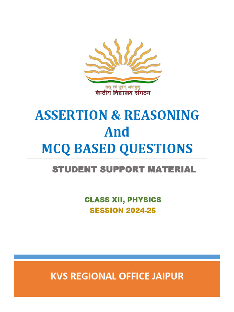 XII Physics MCQ Question Bank | PDF | Electrical Resistance And ... XII Physics MCQ Question Bank | PDF | Electrical Resistance And ...