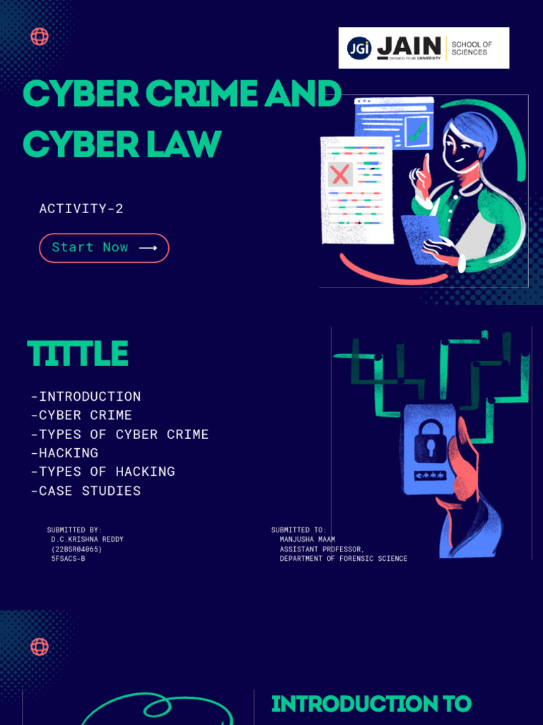 Cyber Crime & Law Overview | PDF | Cybercrime | Security Hacker