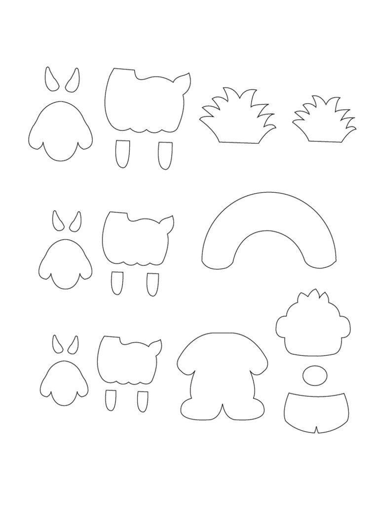 3 Billy Goats Gruff Template | PDF