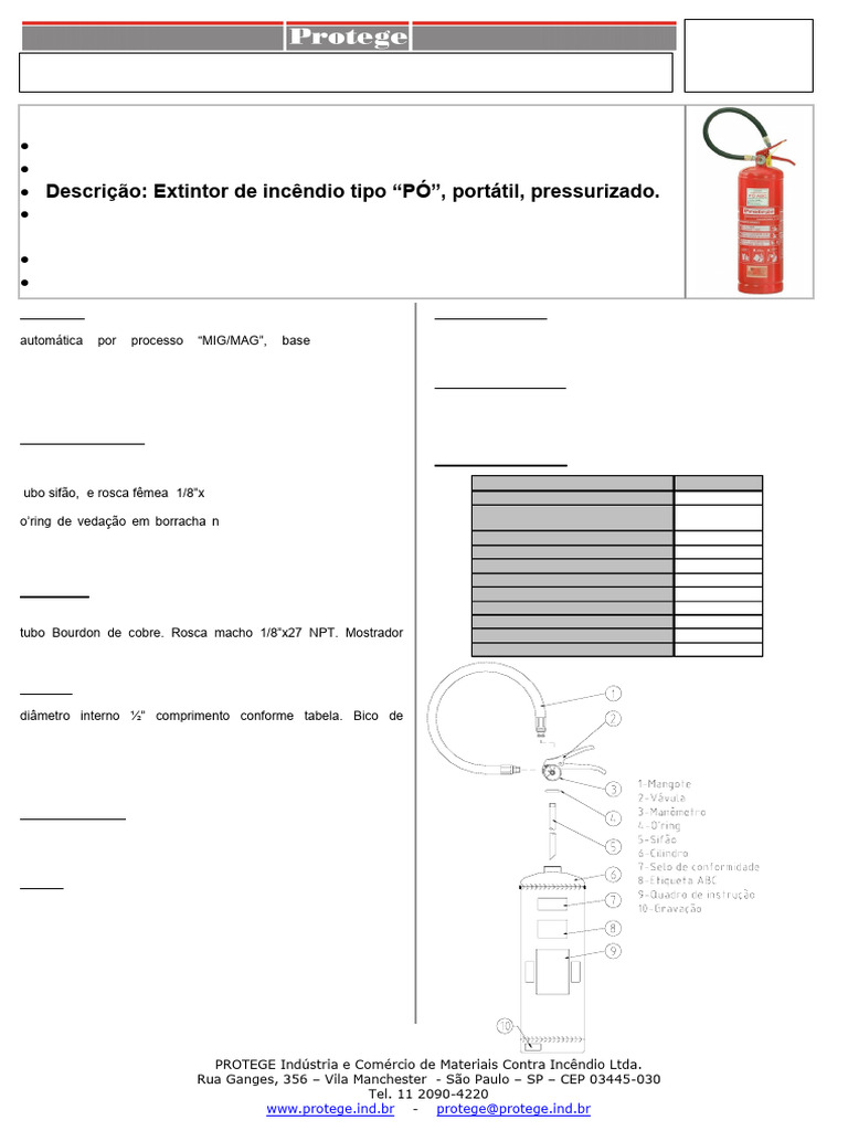 ficha-tecnica-PP06-ABC-R05 | PDF | Materiais