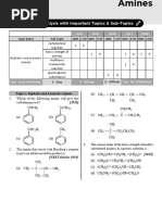 Amines PYQ | PDF | Amine | Organic Chemistry