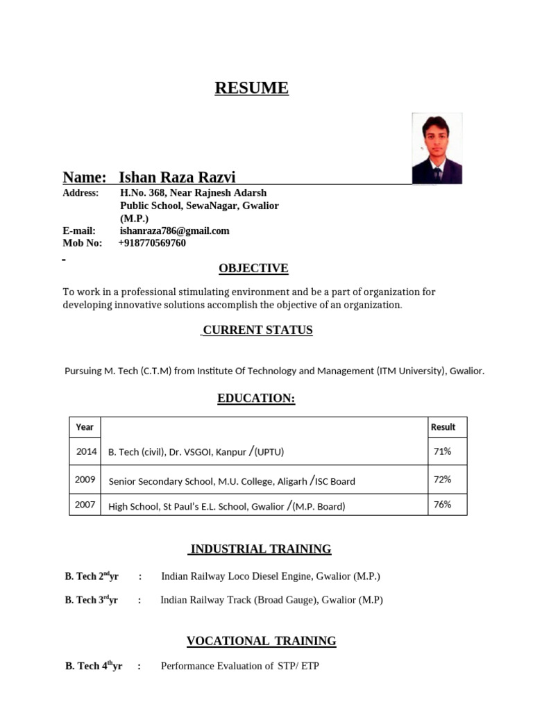 Ishan Razvi: Business Development Resume | PDF