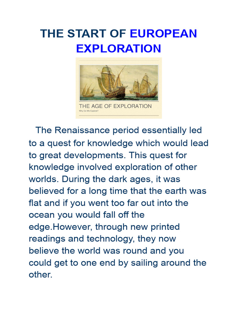 Motives For European Exploration-Lesson Notes | PDF | Christopher Columbus