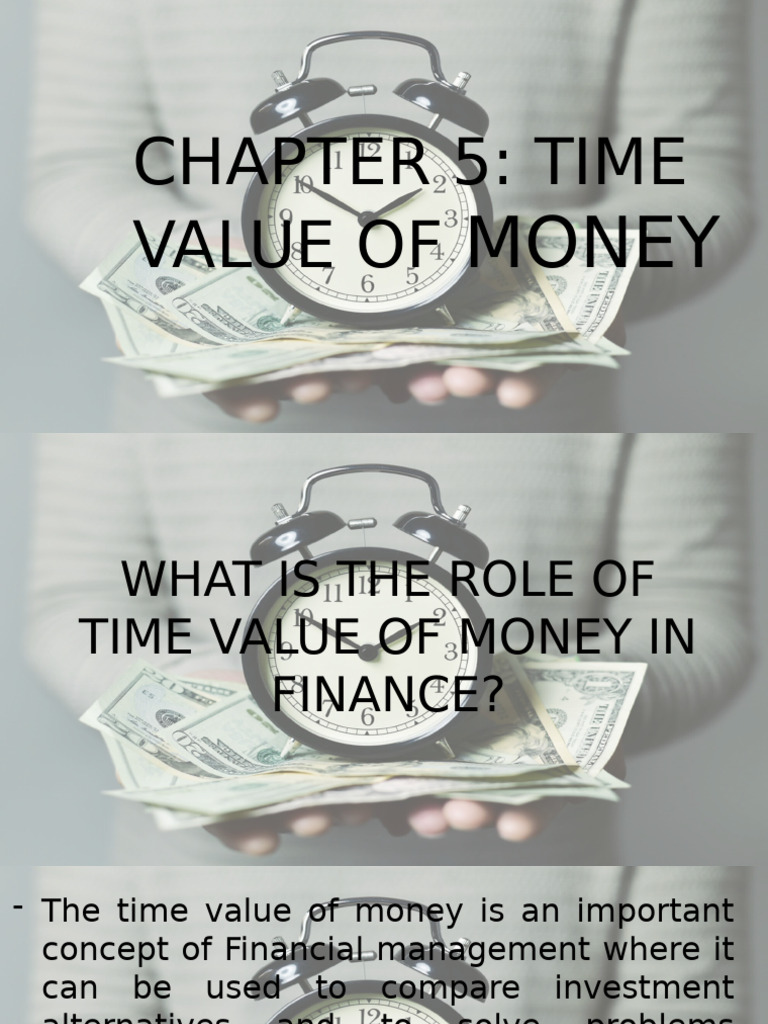 Time Value of Money | PDF | Present Value | Time Value Of Money