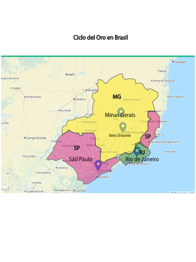 Mapa Ciclo Del Oro | PDF