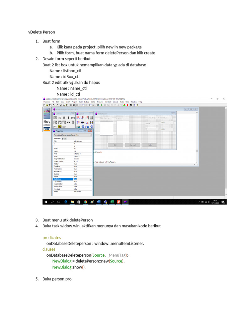 3. Delete Person | PDF