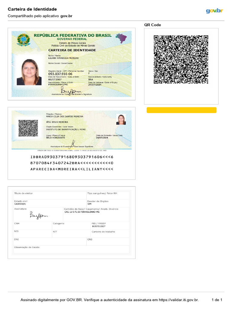 Identidade e Cpf | PDF