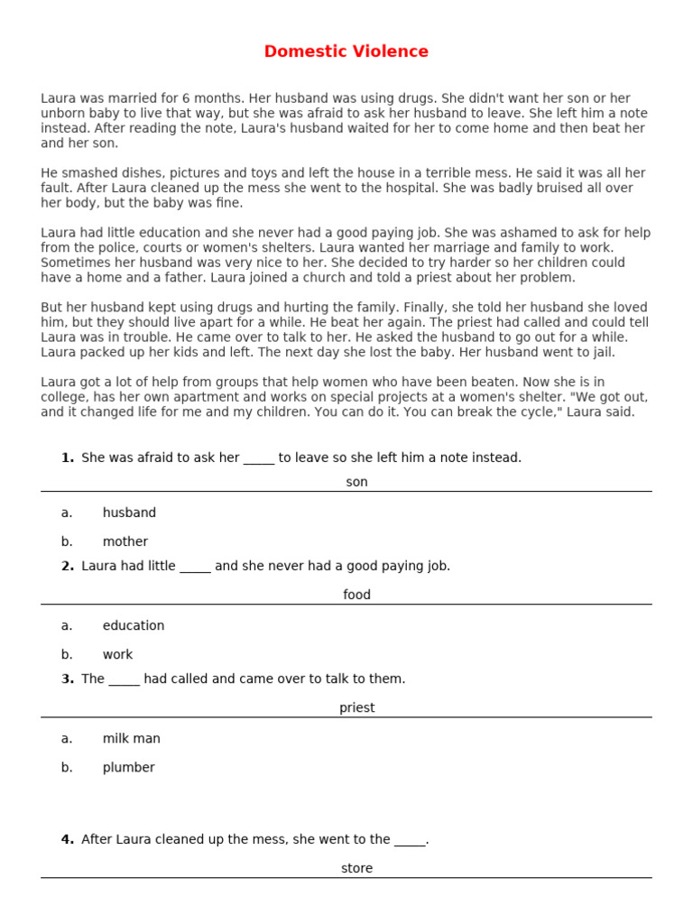 Domestic Violence | PDF