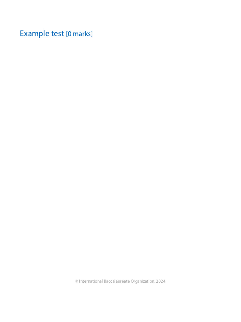 Example Test | PDF