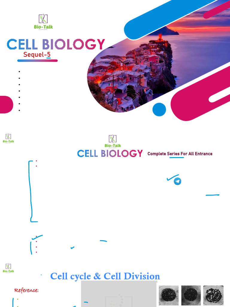 Cell Bio. Class Sequel-5 BIOTALK | PDF | Mitosis | Cell (Biology)