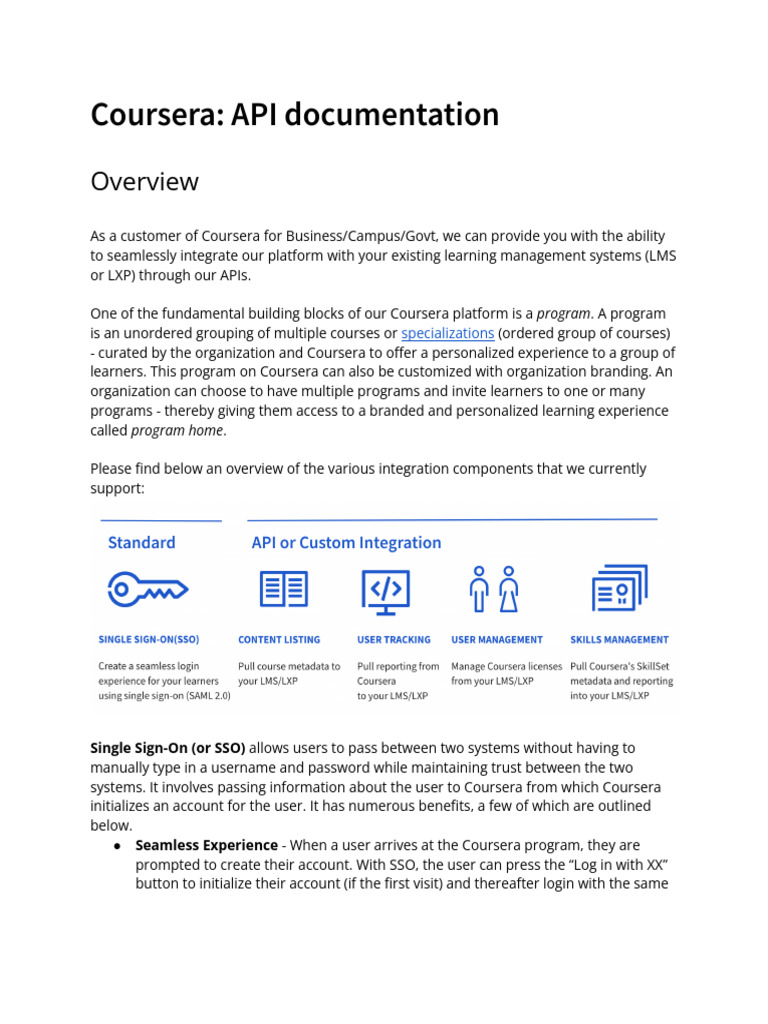[External] Coursera Enterprise - API Documentation | PDF | Computing | Computer Science