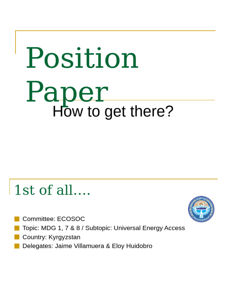 Position Paper 2 | PDF | Poverty Reduction | Poverty