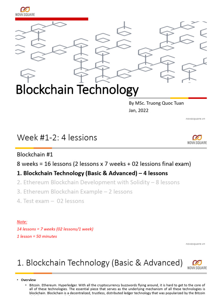 Comprehensive Guide to Blockchain Technology | PDF | Cryptocurrency ...