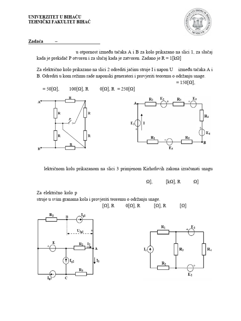 Zadaca br.2 - Jednosmjerne Struje | PDF
