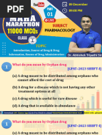 DMER Pharmacist Model Paper | PDF | Pharmacology