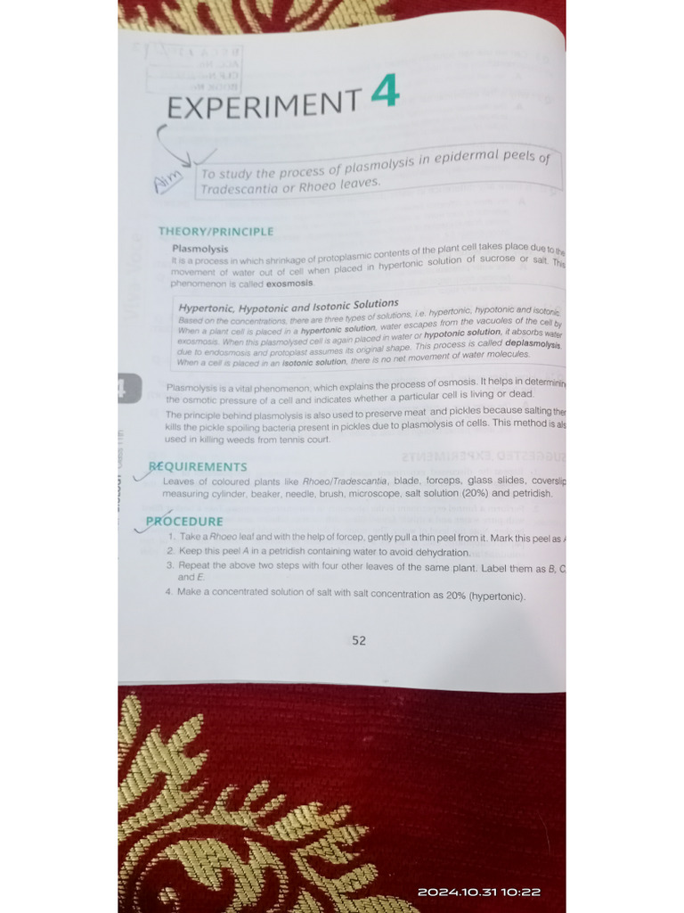Biology Practical - 1 | PDF