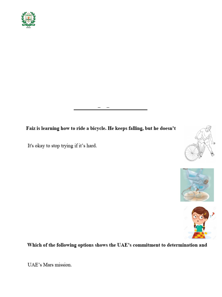 Grade 2 MSCS Term 2 Revision Sheet | PDF | United Arab Emirates