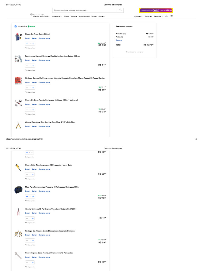 Carrinho de compras | PDF