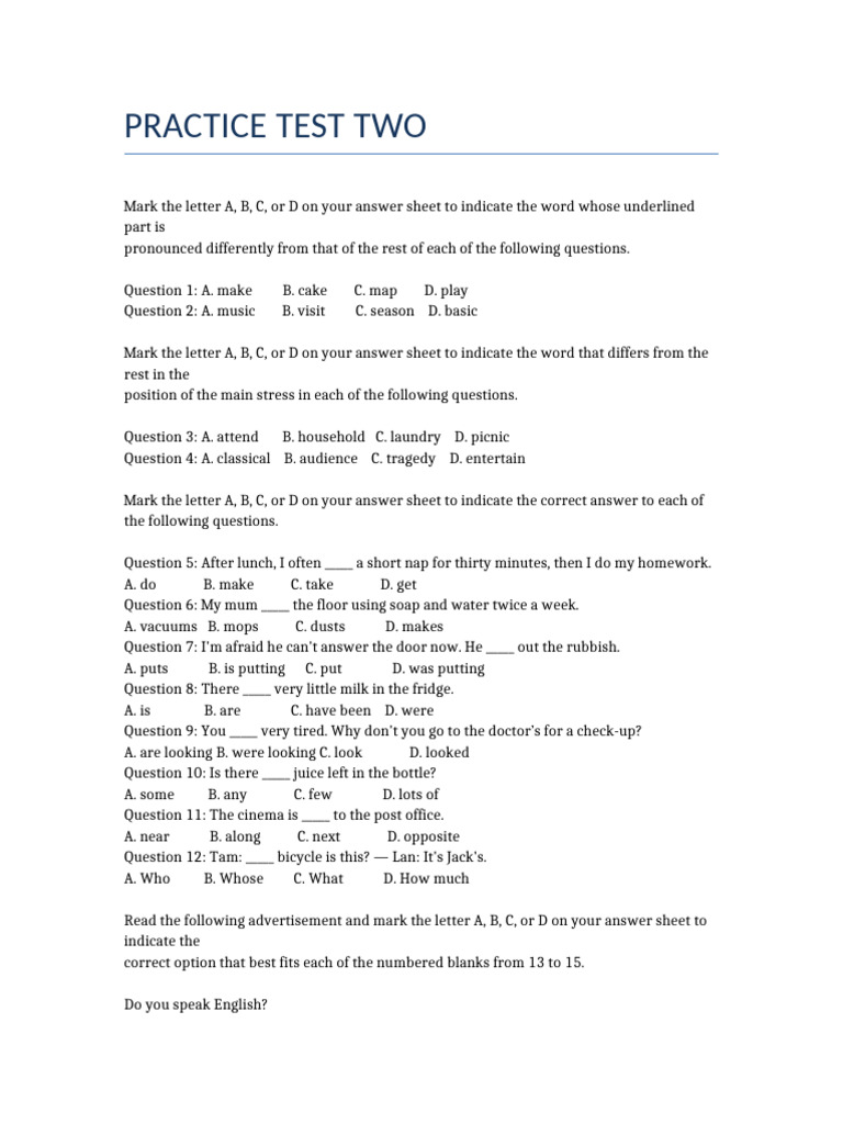 Practice_Test_Two | PDF