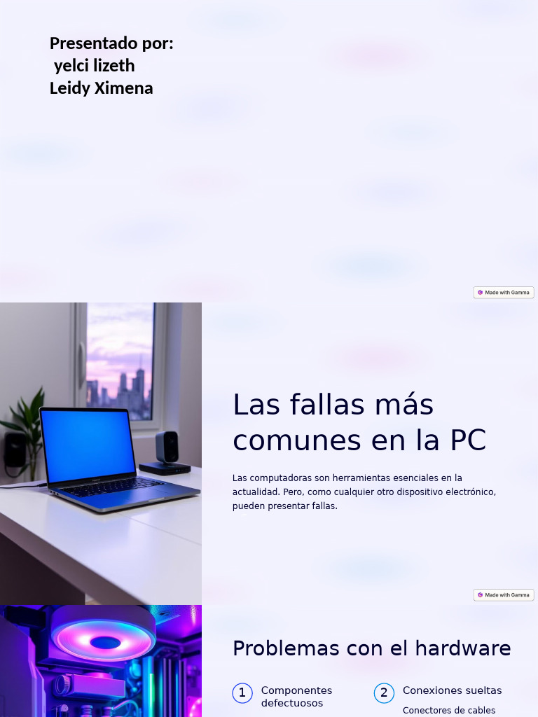 Las Fallas Mas Comunes en La PC | PDF | Hardware de la computadora ...