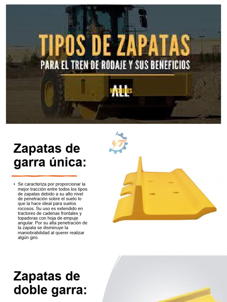 Tipos de zapatas para maquinaria pesada | PDF | Equipamiento pesado