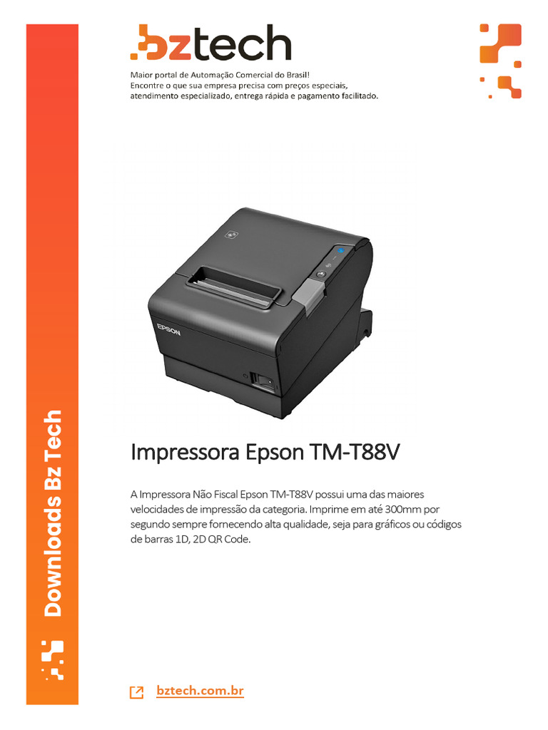 Manual Epson TM t88v | PDF | Usb | Printer (Computing)