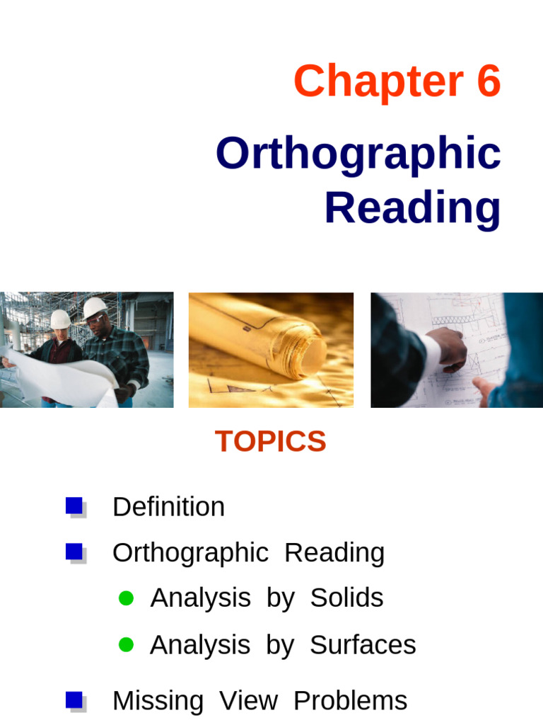 Chapter 06 Orthographic Reading | PDF | Geometry | Classical Geometry