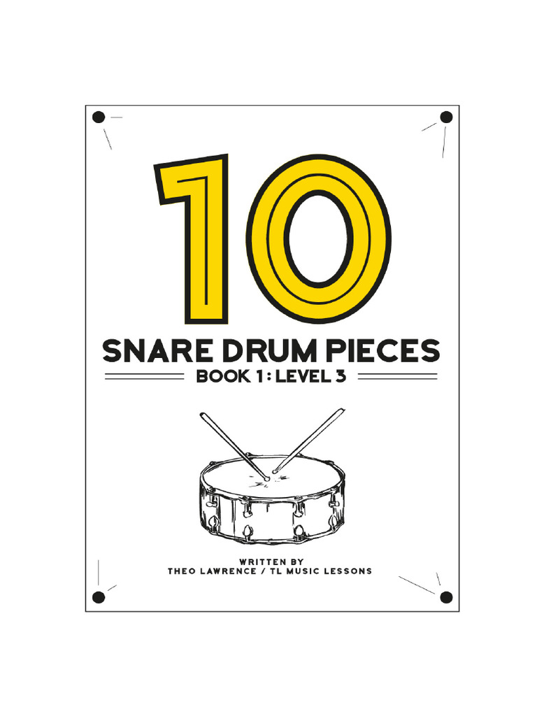 10 Snare Drum Pieces Book 1 Level 3 | PDF | Rhythm And Meter | Musicology