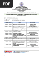 School Activities Plan For The Month of August | PDF | Philippines