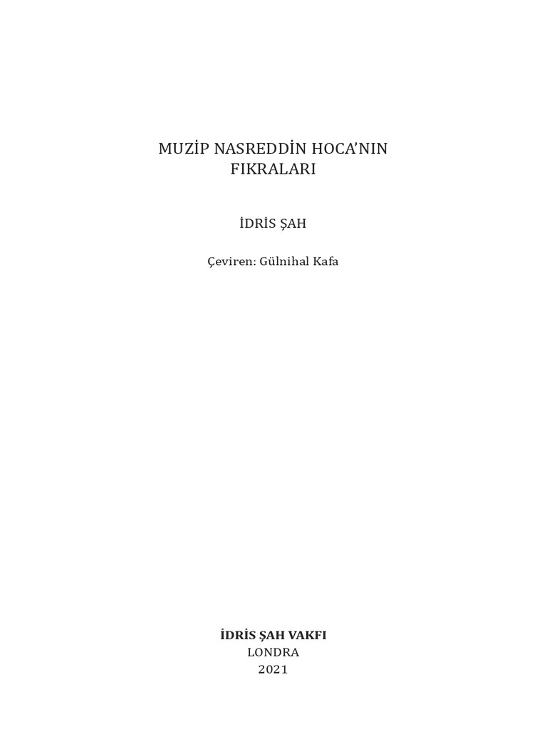 the-pleasantries-of-the-incredible-mulla-nasrudin-turkish-by-idries ...