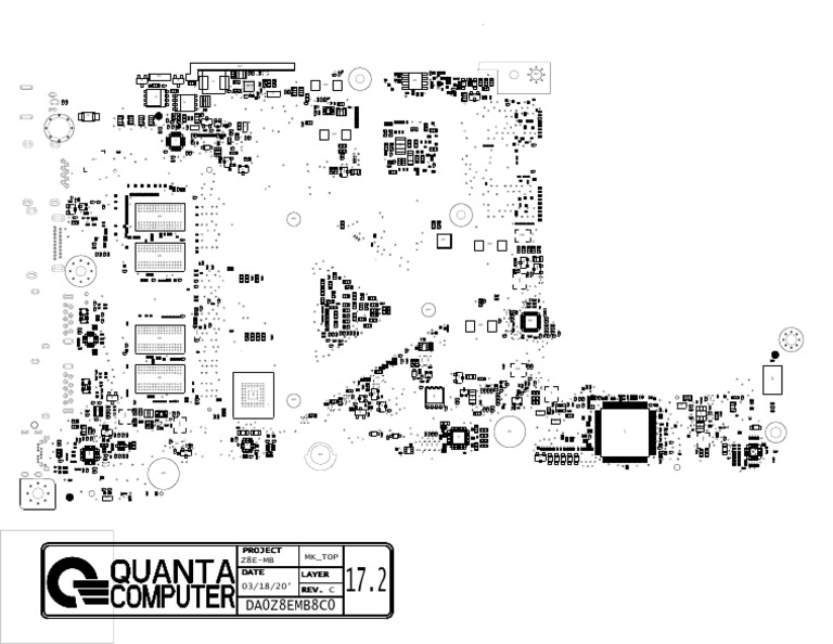 Z8e Top Amd A3 Da0z8emb8c0 Rev - 1a | PDF