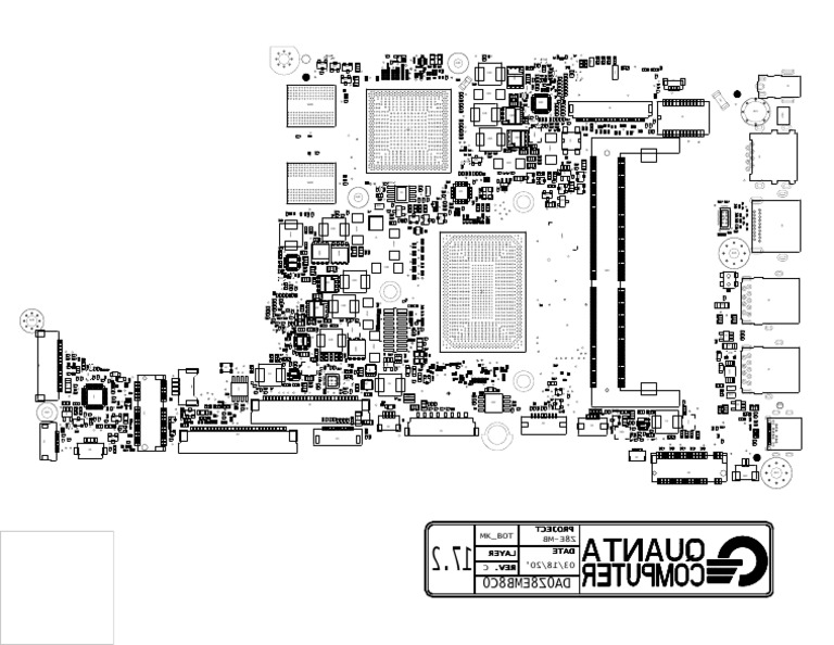 Z8e Bottom Amd A3 Da0z8emb8c0 Rev - 1a | PDF