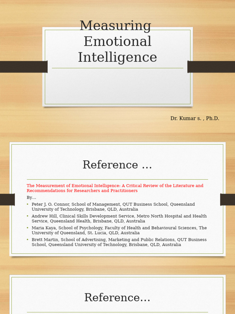 Measuring EI & 5 Traits. Lecture.4 | PDF | Emotional Intelligence ...