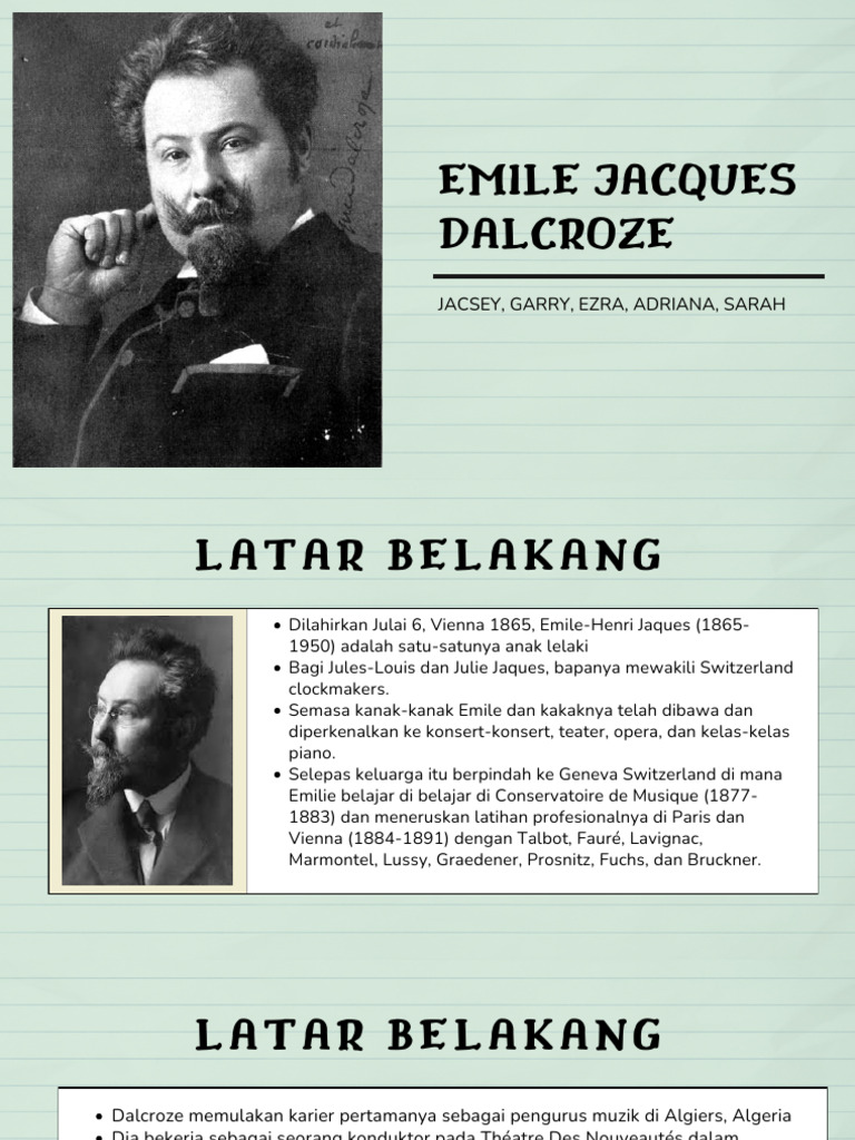 emile jacques dalcroze | PDF