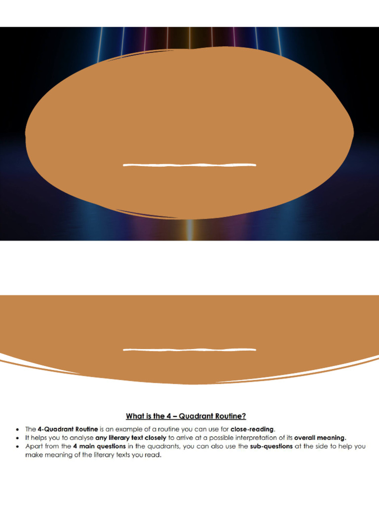 4 Quad Routine - Notes - Forss | PDF