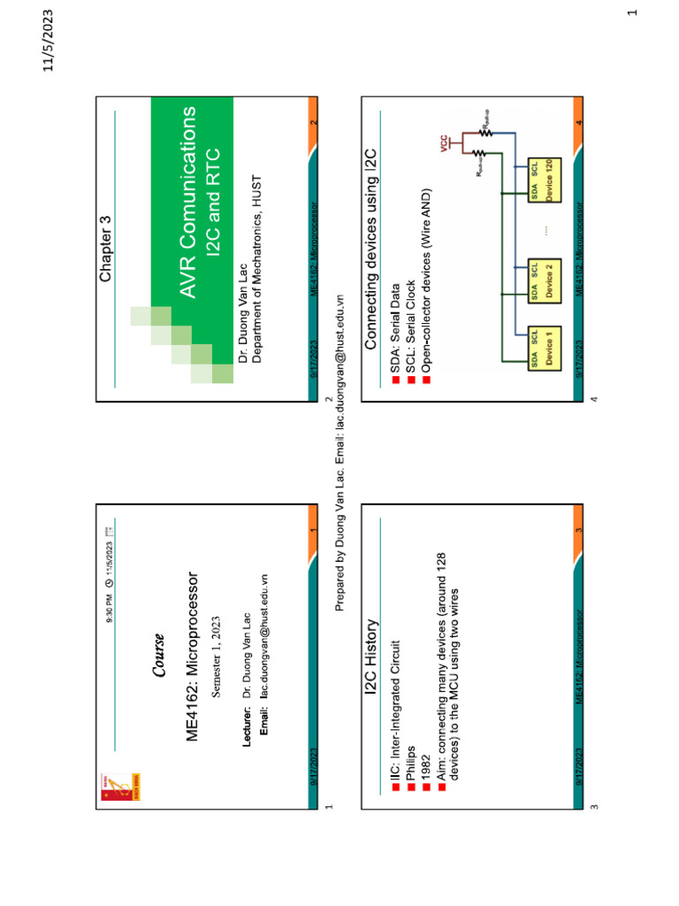 Lec - 16 I2C Protocol | PDF
