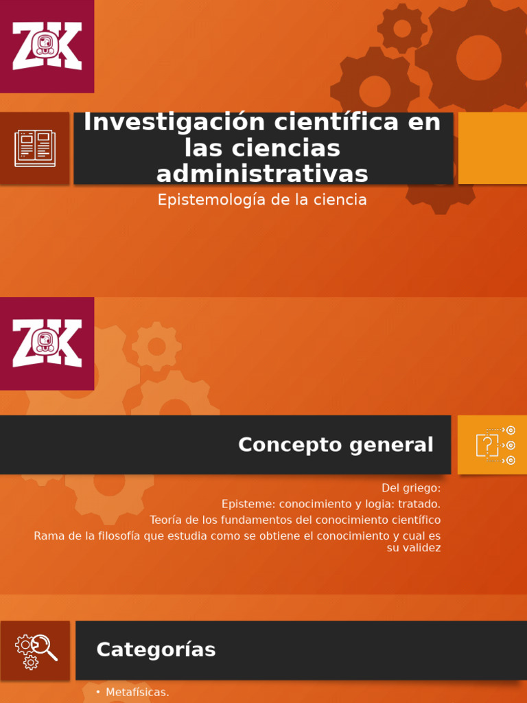 Investigacion Científica en Las Ciencias Administrativas Unidad 2 | PDF | Conocimiento ...