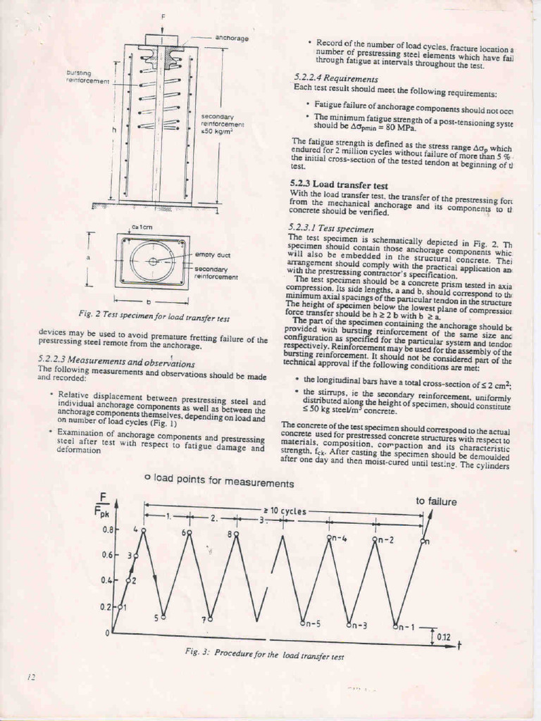 Load Transfer Test - FIP | PDF