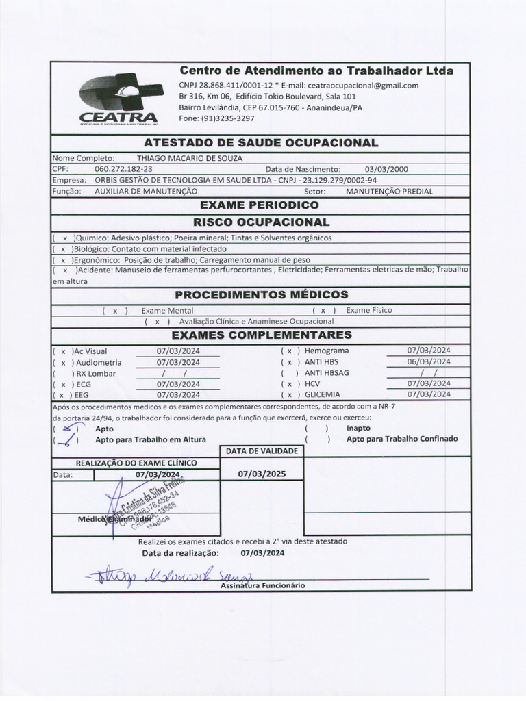 Aso Thiago Macario - Orbis | PDF