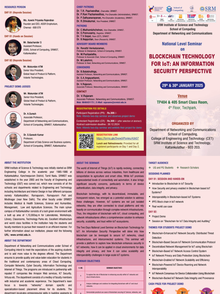 National Level Seminar - Blockchain | PDF