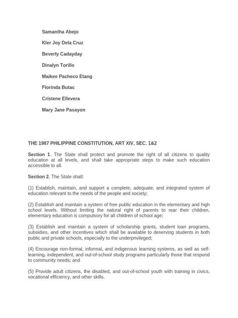 ProfEd8-Outline | PDF | Child Abuse | Human Trafficking