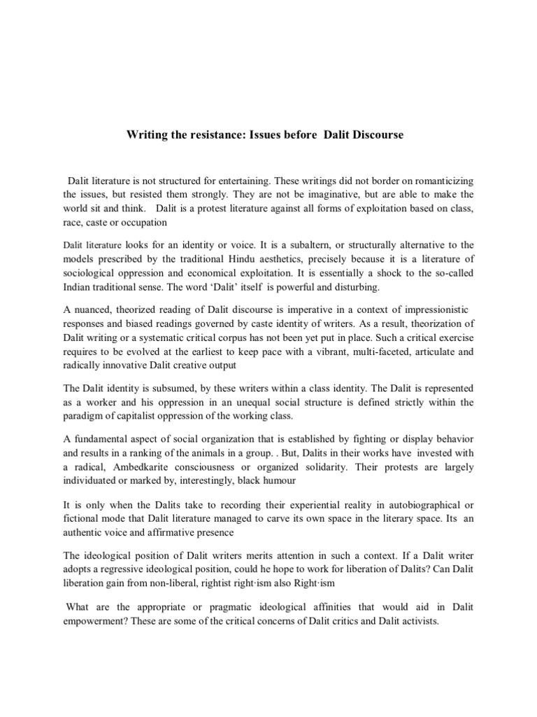 Writing The Resistance | PDF