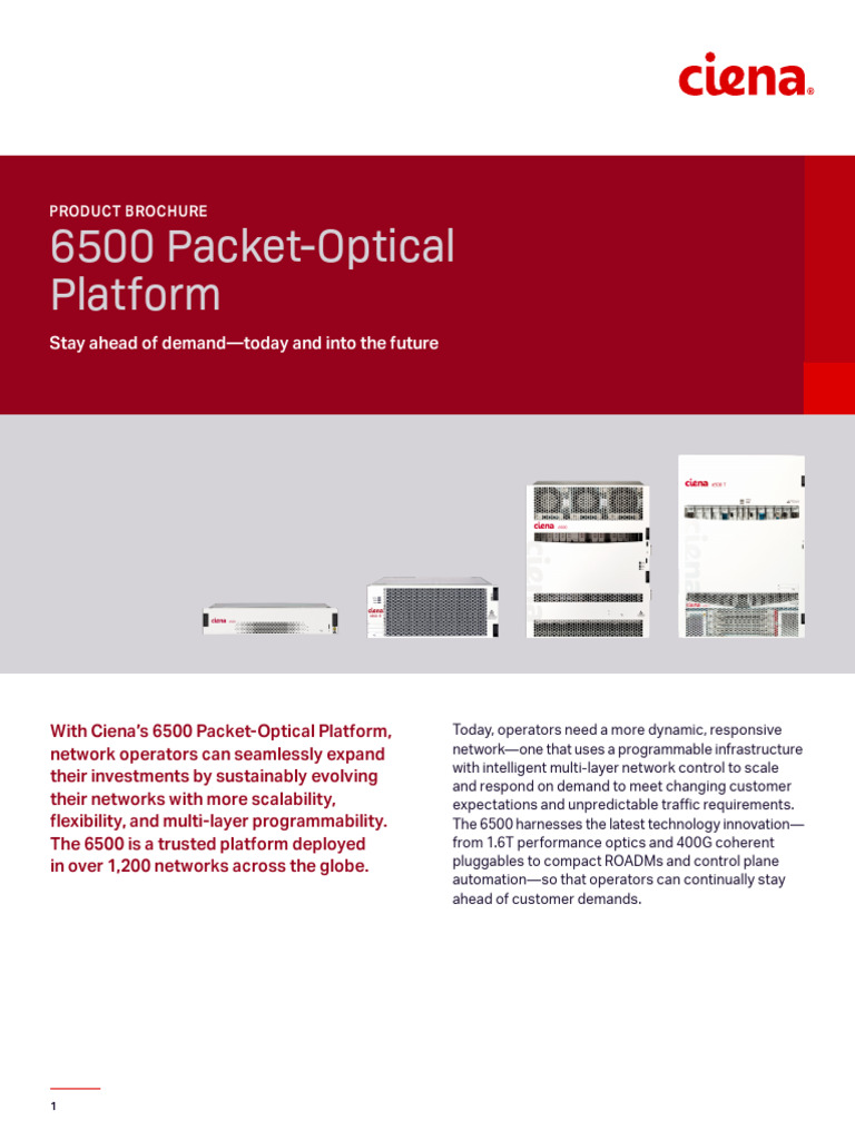 6500-Packet Optical Platform PB | PDF | Computer Network | Wavelength ...