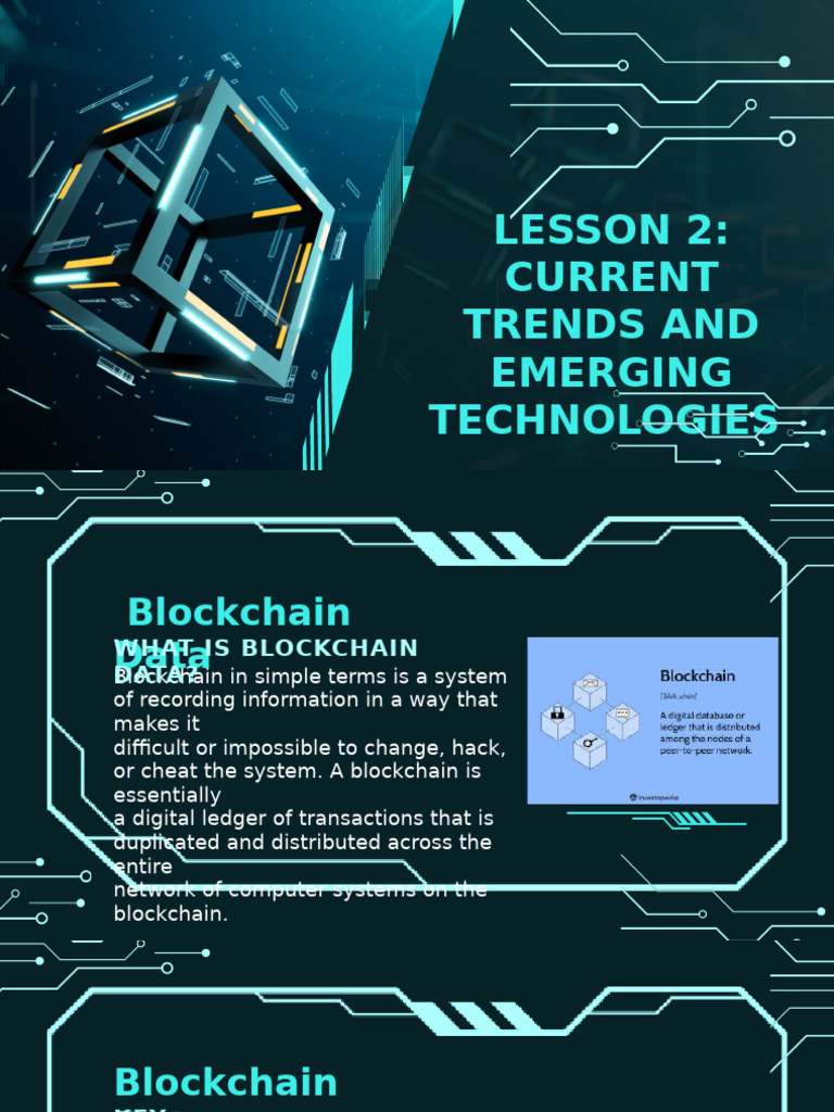 Lesson 2 Current Trends and Emerging Technologies - JENCY JOY MALASIG | PDF | Internet Of Things ...